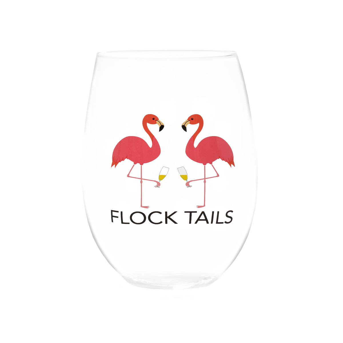 FLOCK TAILS STEMLESS WINE GLASSES – August Morgan